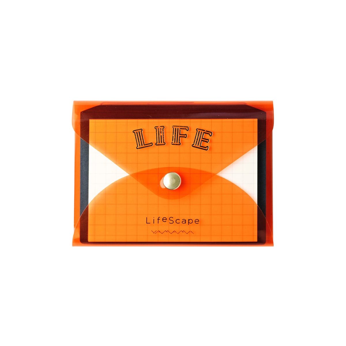 LifeScape PVC cover sticky notes Orange | Hachimonjiya Online Store
