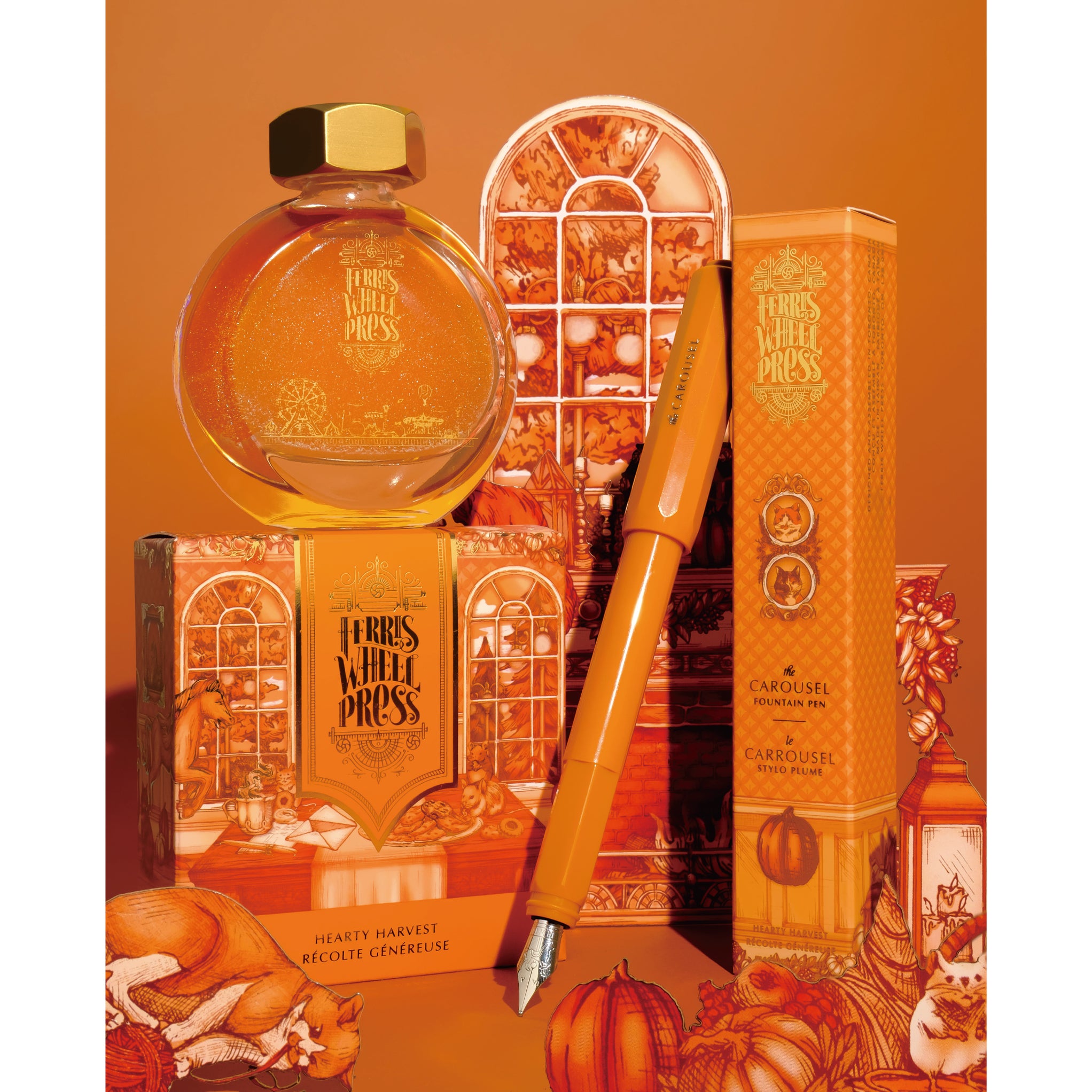 Limited Edition Carousel Fountain Pen Hearty Harvest | 八文字屋OnlineStore