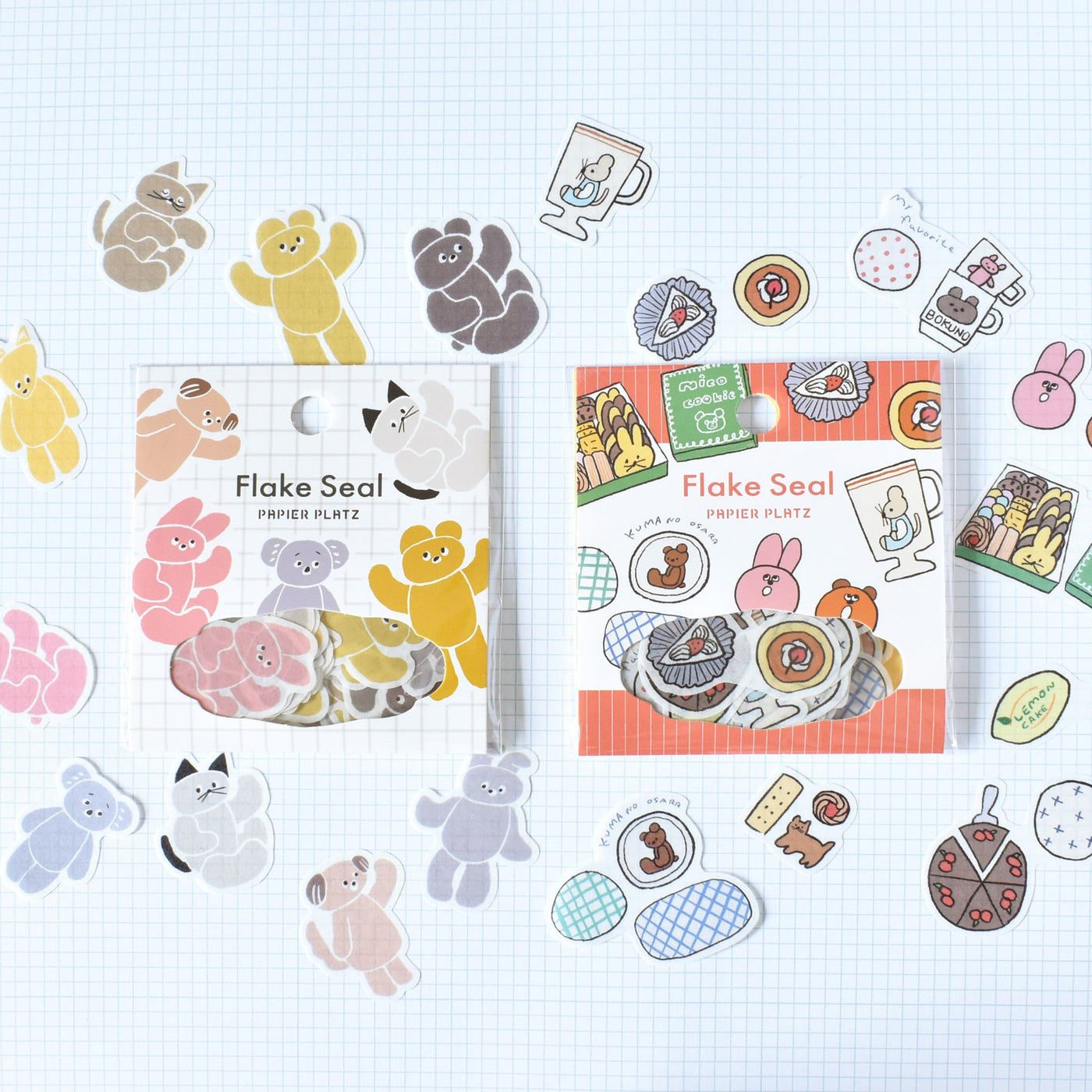 Nico-Recipe Flake Stickers Sweets and Tableware | Hachimonjiya Online Store