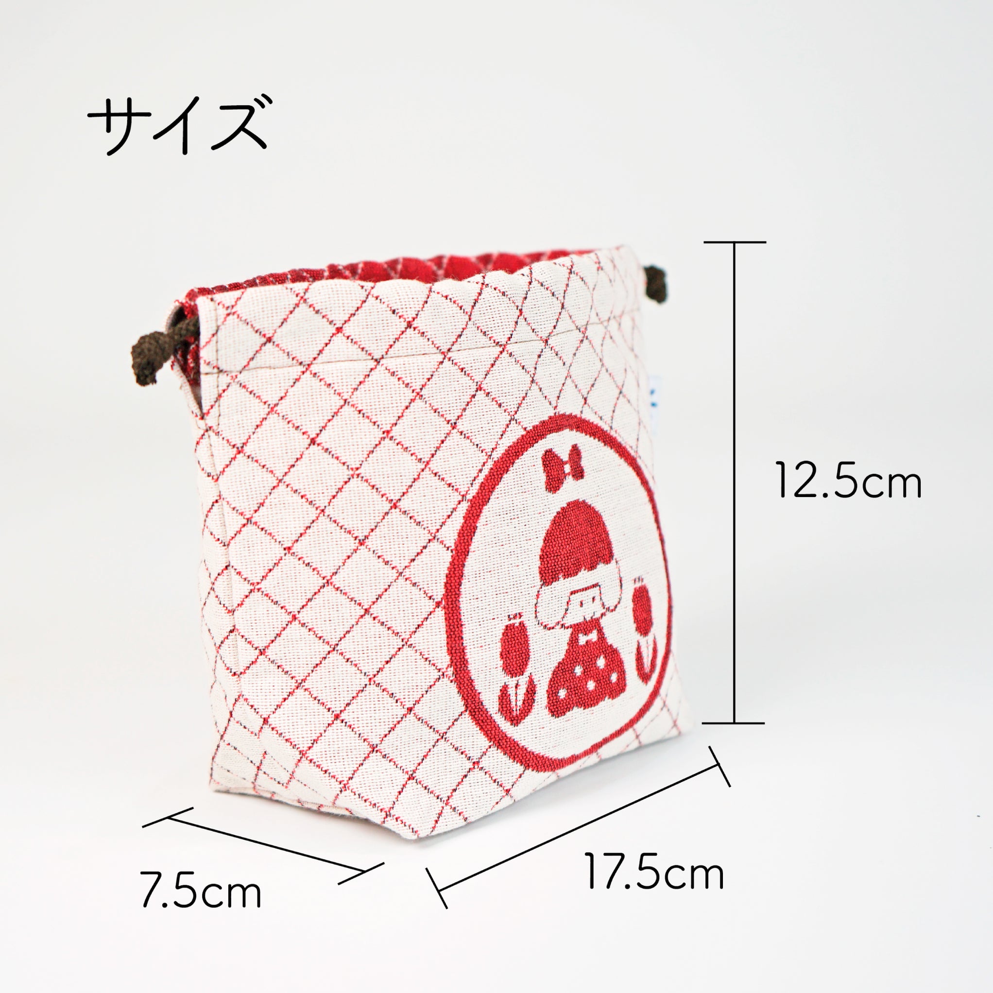 mizutama × 米織小紋 おにぎり巾着 | 八文字屋OnlineStore