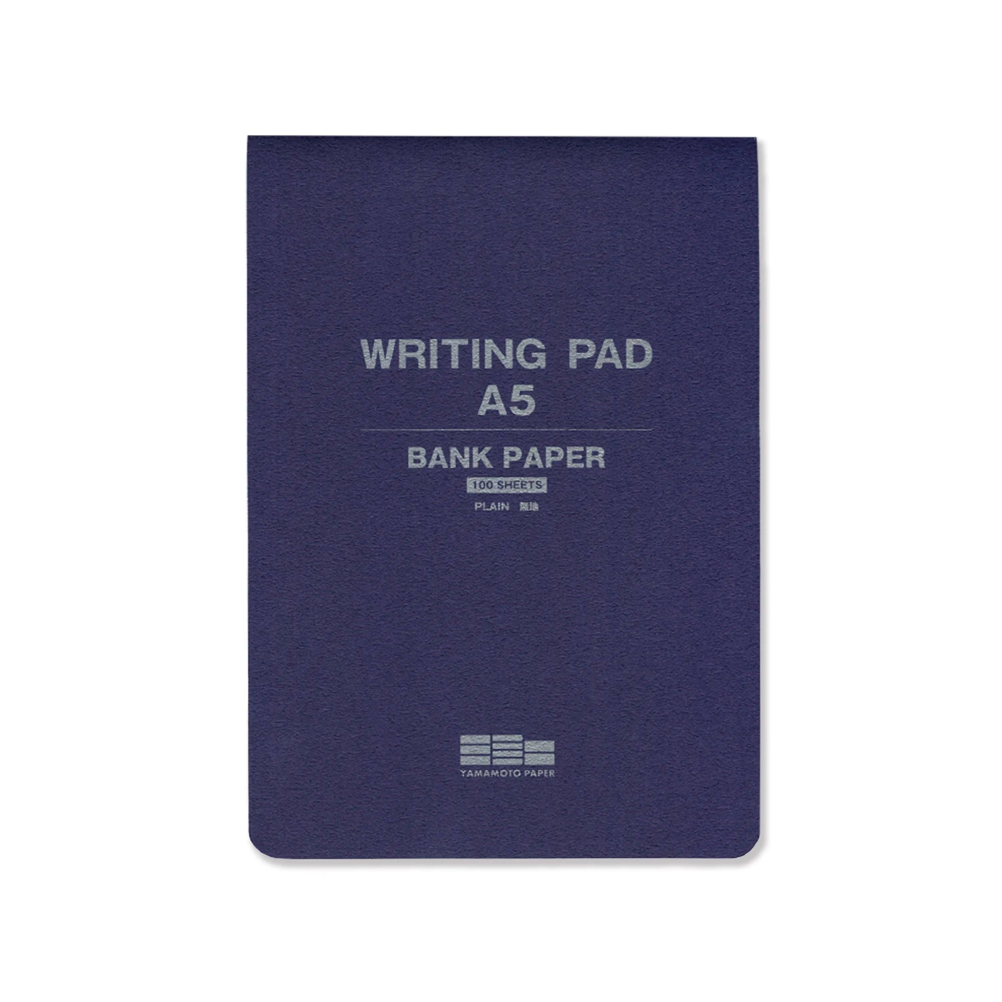 Writing Pad A5 Bank Paper | 八文字屋OnlineStore